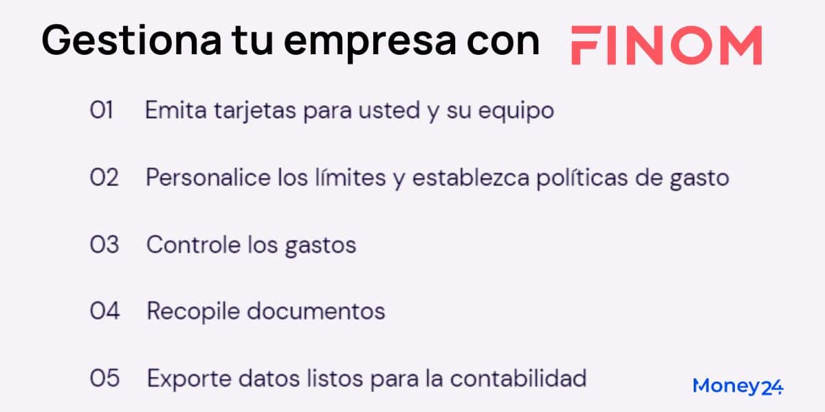 Por qué elegir la tarjeta de Finom para gestionar tu empresa